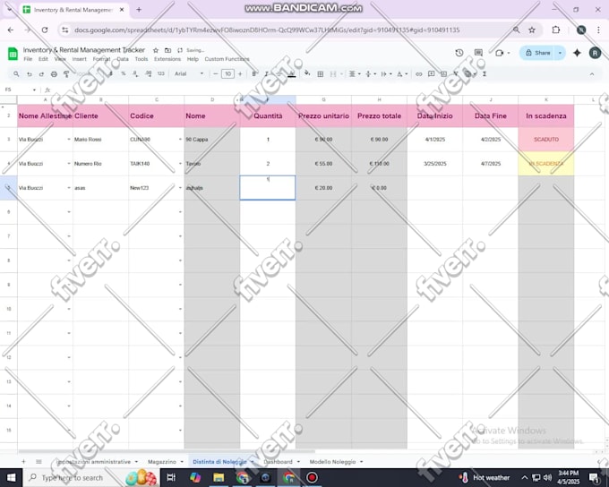 Do microsoft excel spreadsheet, excel vba, macros, dashboard, google sheets by Rabia_expert12 ...